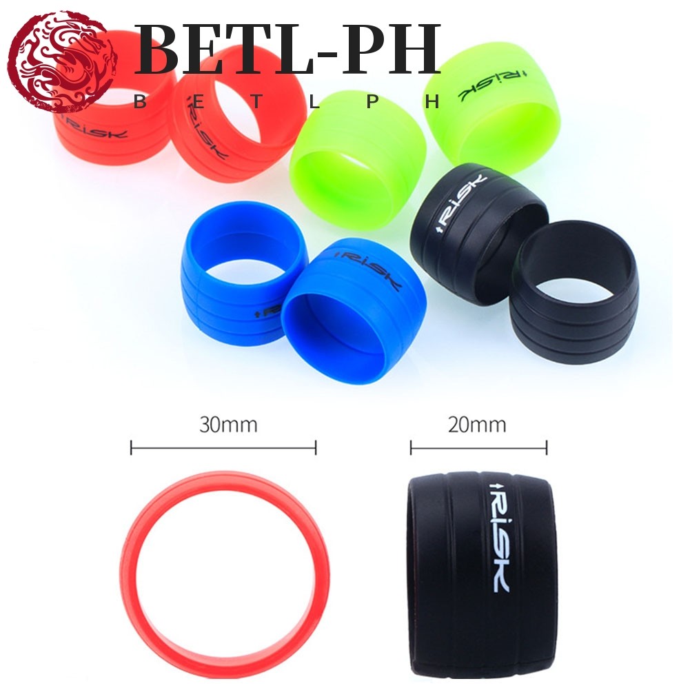betterlife3.ph⚡ 2PCS Silicone Bike Handlebar Tape Fixed Ring Anti-Skip ...