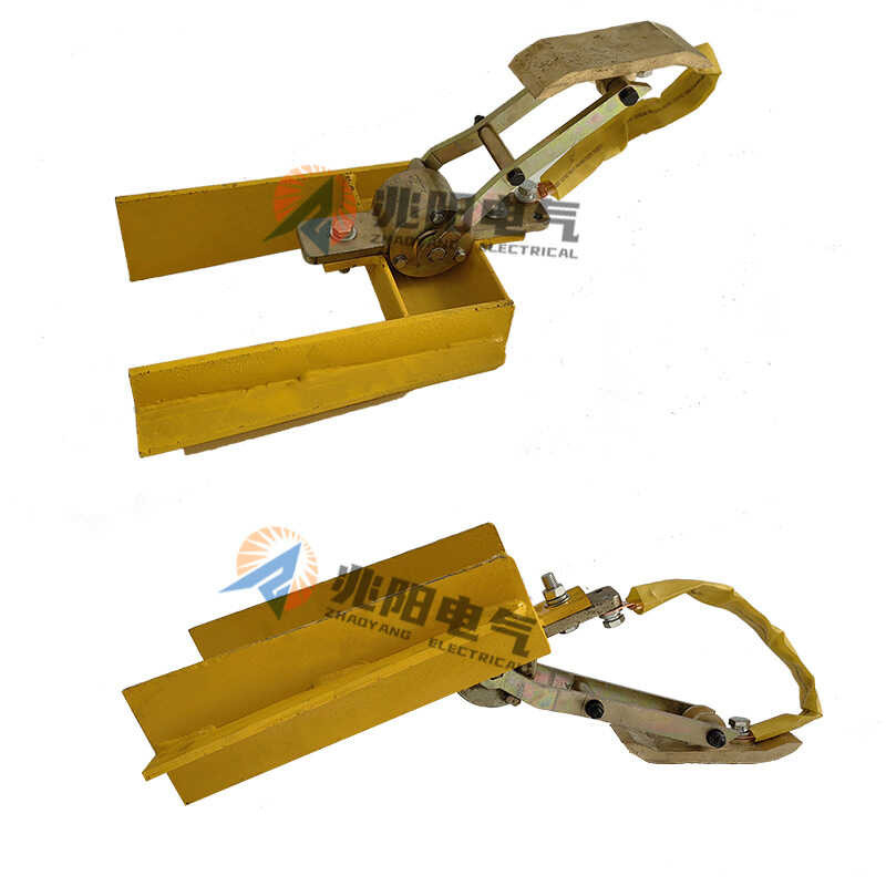 Longmen crane track lightning protection insulation grounding shoe flatbed ZHJDX-10 sliding gro ...