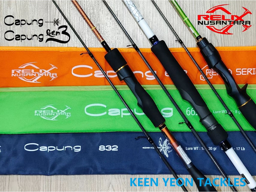RELIX NUSANTARA CAPUNG GEN 3 RENTA SERIES / CAPUNG FISHING ROD | Shopee ...