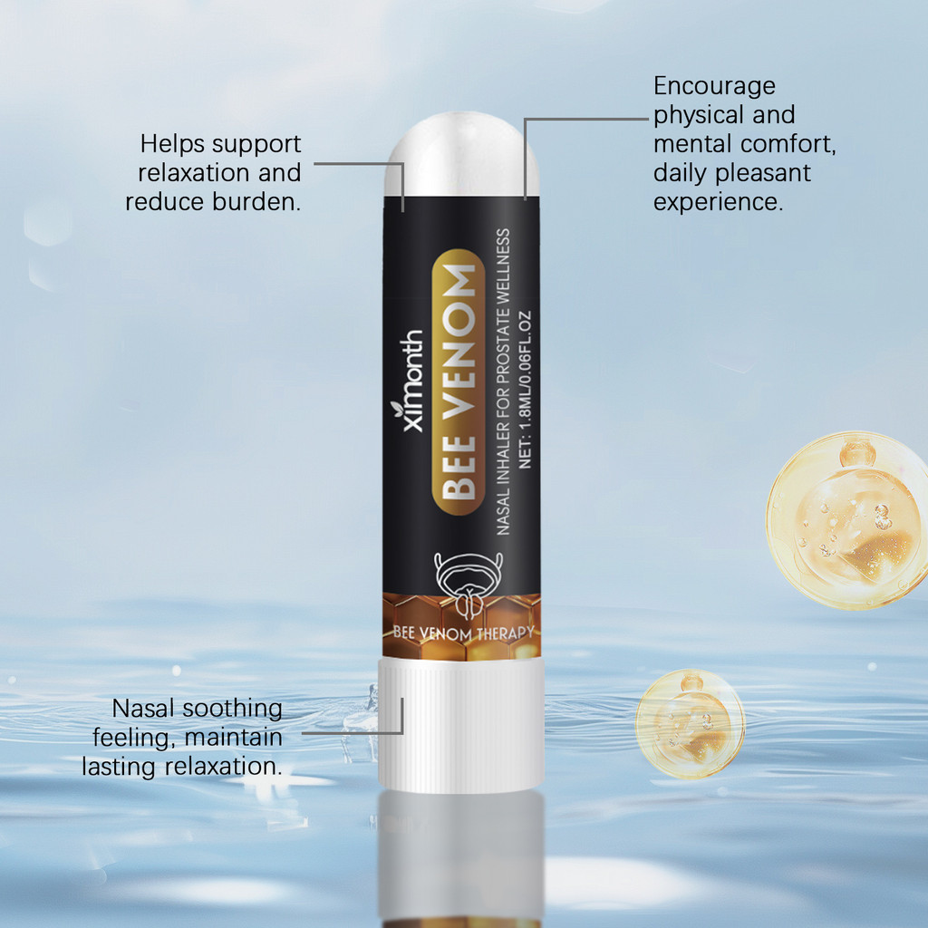 Bee Venom Nasal Inhaler for Male, Support Function, Bee Venom Body Care ...