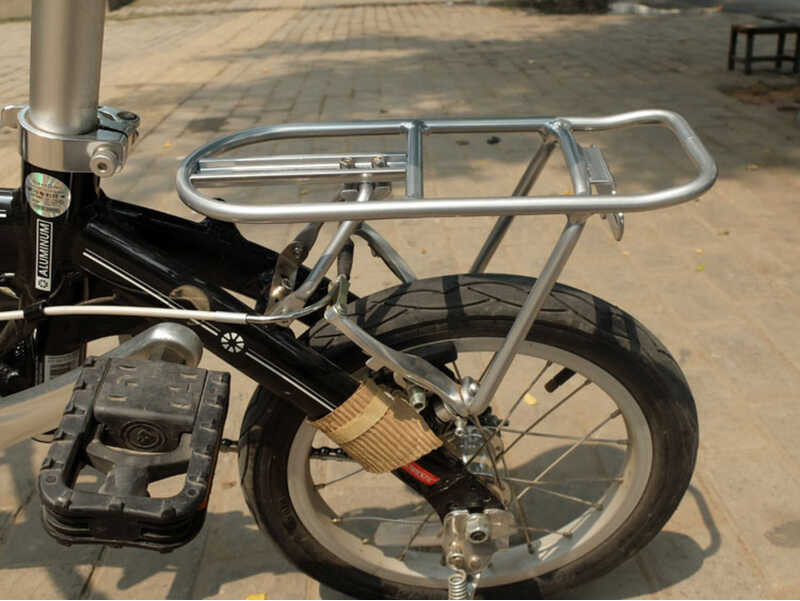 Bike K3 Lage Folding Carrier Rear Cargo Rac Aluminum Alloy Black Sier ...