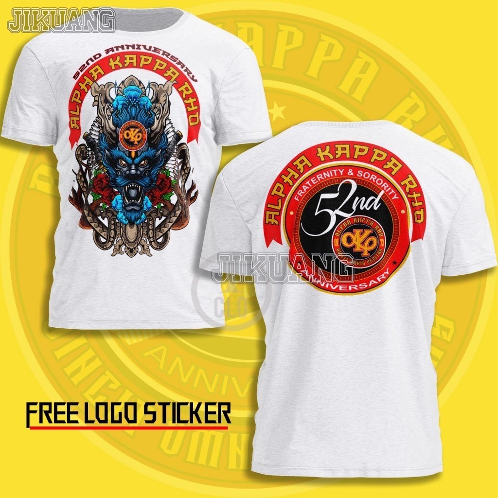 SKEPTRON ALPHA KAPPA RHO 52nd ANNIVERSARY FRATERNITY SHIRT JK | Shopee ...