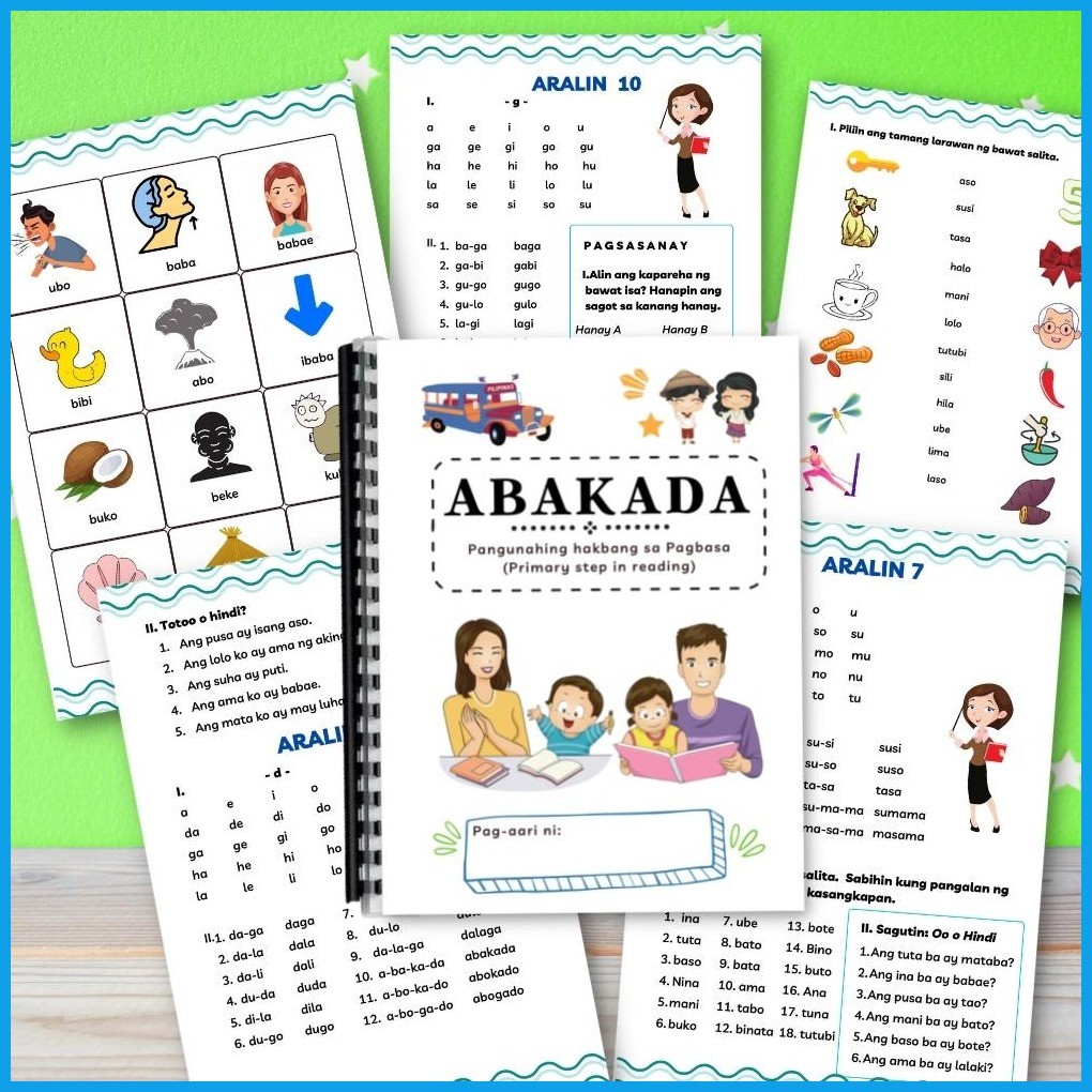 ๑ ABAKADA Pangunahing Hakbang sa Pagbasa - Filipino Tagalog Reading ...