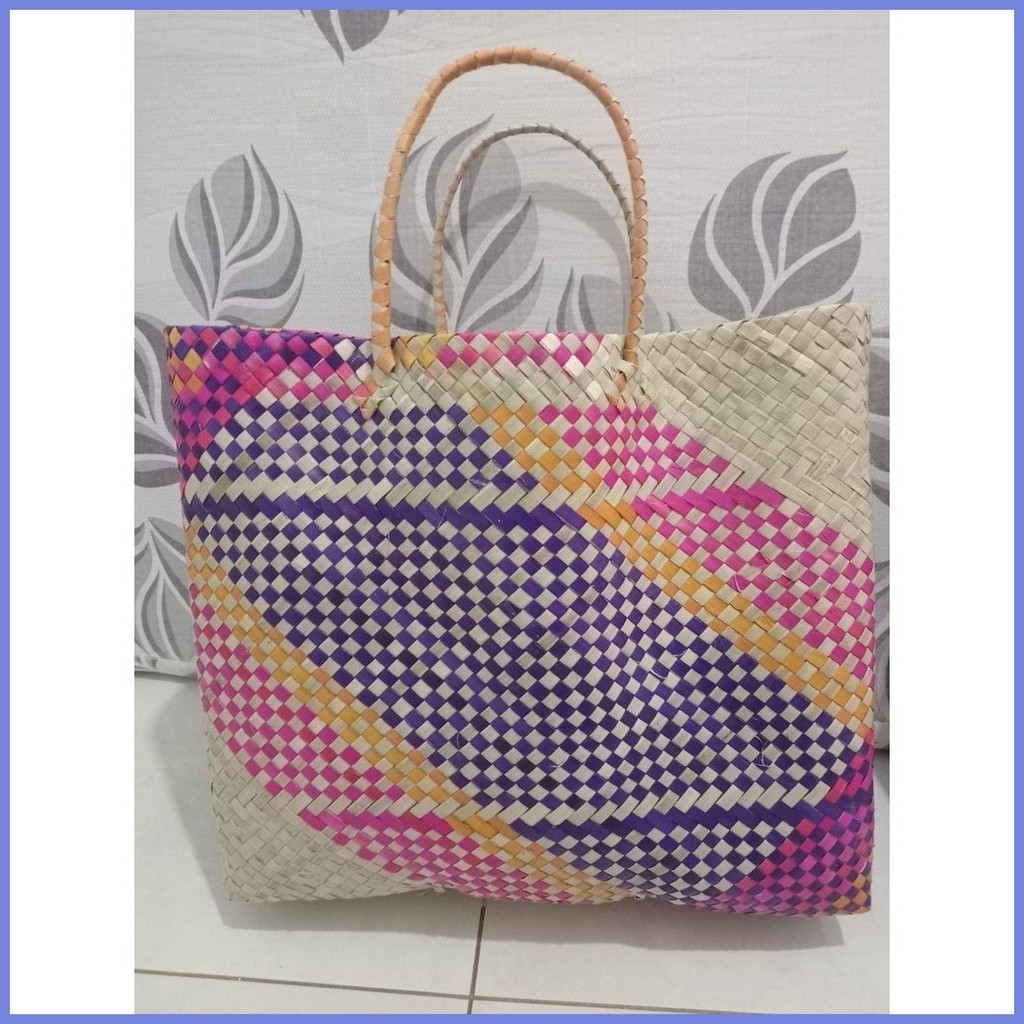 ♀ Native Bayong Bag, From Bicol made from karagumoy/pandan | Shopee ...