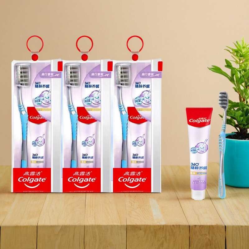Colgate Essence Gingival Nourishing Travel Set, Healing Toothpaste 40g ...
