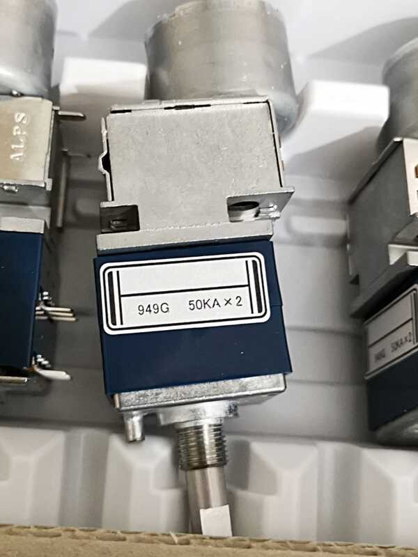 Brand new original Japanese ALPS RK27 50K with motor dual potentiometer ...