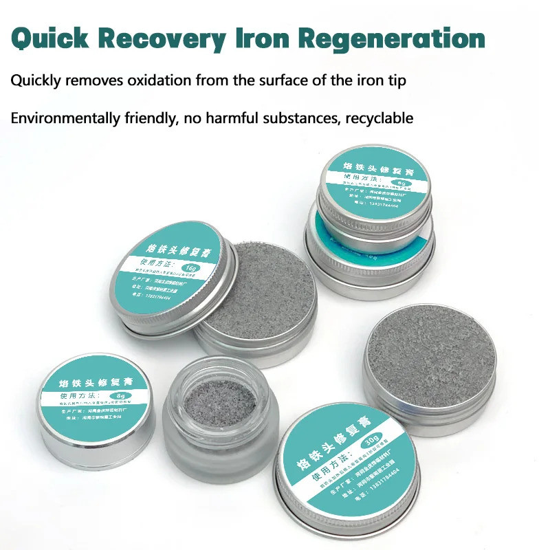 Soldering Iron Tip Refresher Non-stick Tin Solder Cream Clean Paste Tip ...