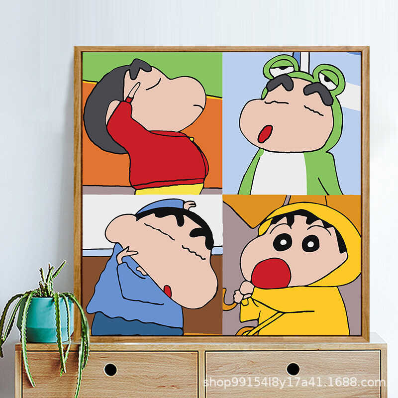 30 * 30 Digital Oil Painting diy Hand-Filled Color Oil Painting Crayon ...