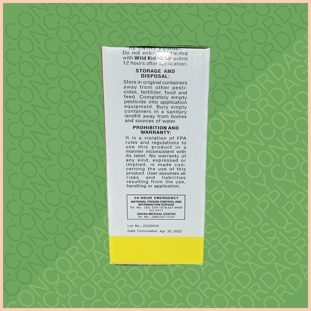Wild kid 40SP insecticide sachet (100grams) | Shopee Philippines
