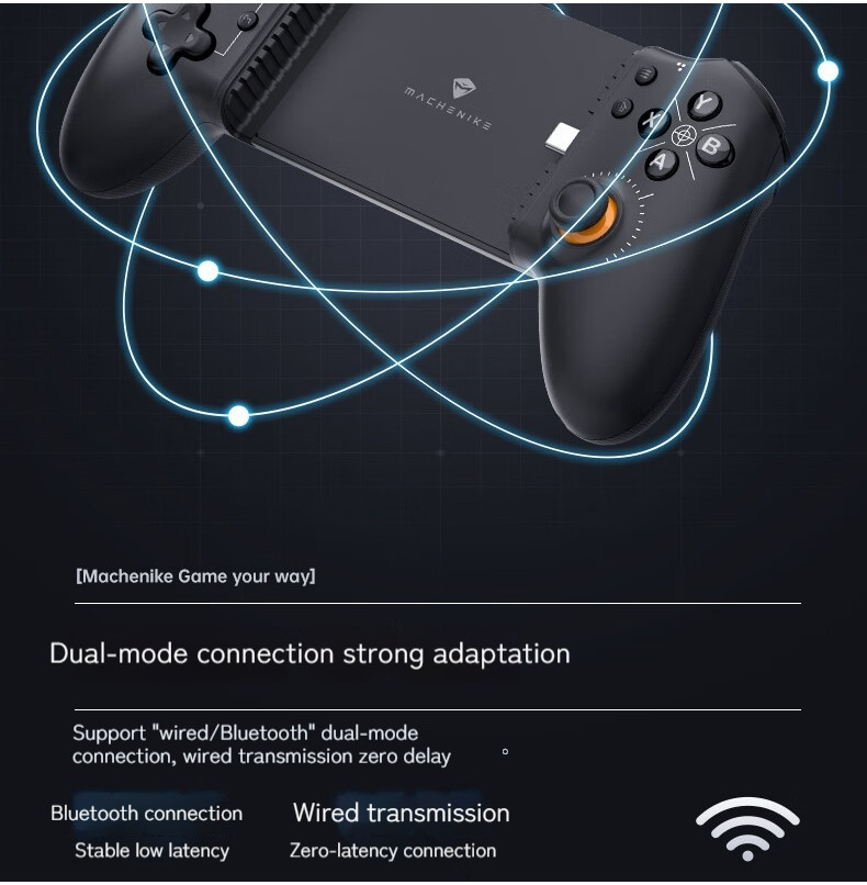 Machenike GP5 Dual-Mode Wired Bluetooth Gamepad Hall Linear Trigger ...