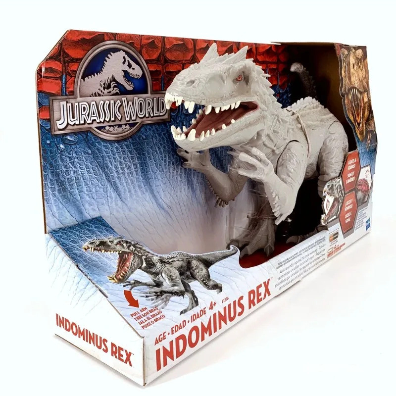 Jurassic Worlds Indominus Rex Action Figures Simulation Model Lights ...
