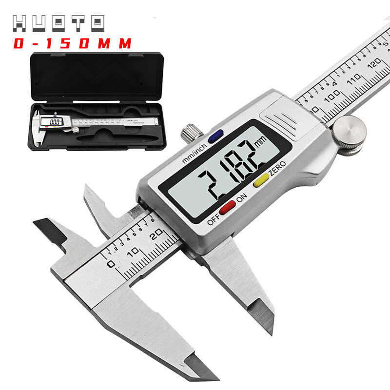 0-150mm/6" 4 metal casing Digital CALIPER VERNIER caliper stainless ...