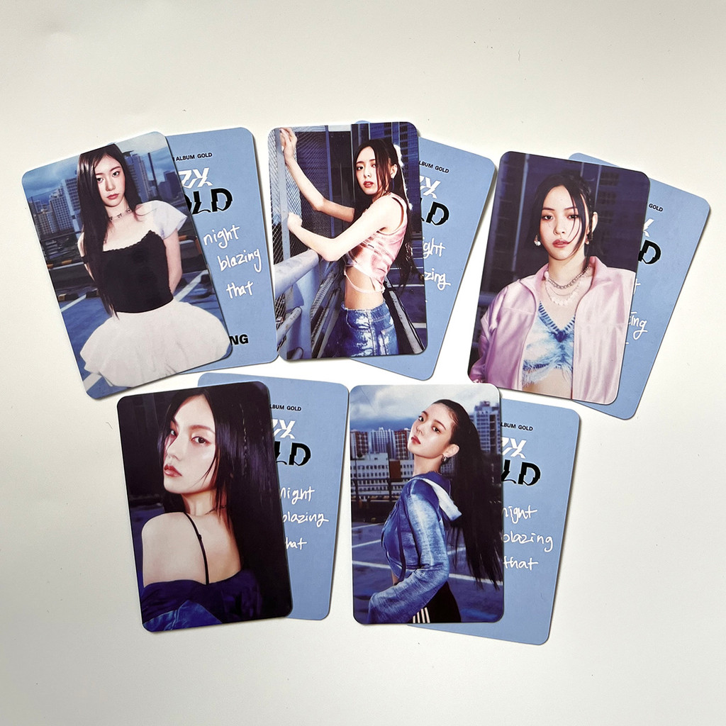 Kpop Idol ITZY Album GOLD Photocards | Shopee Philippines