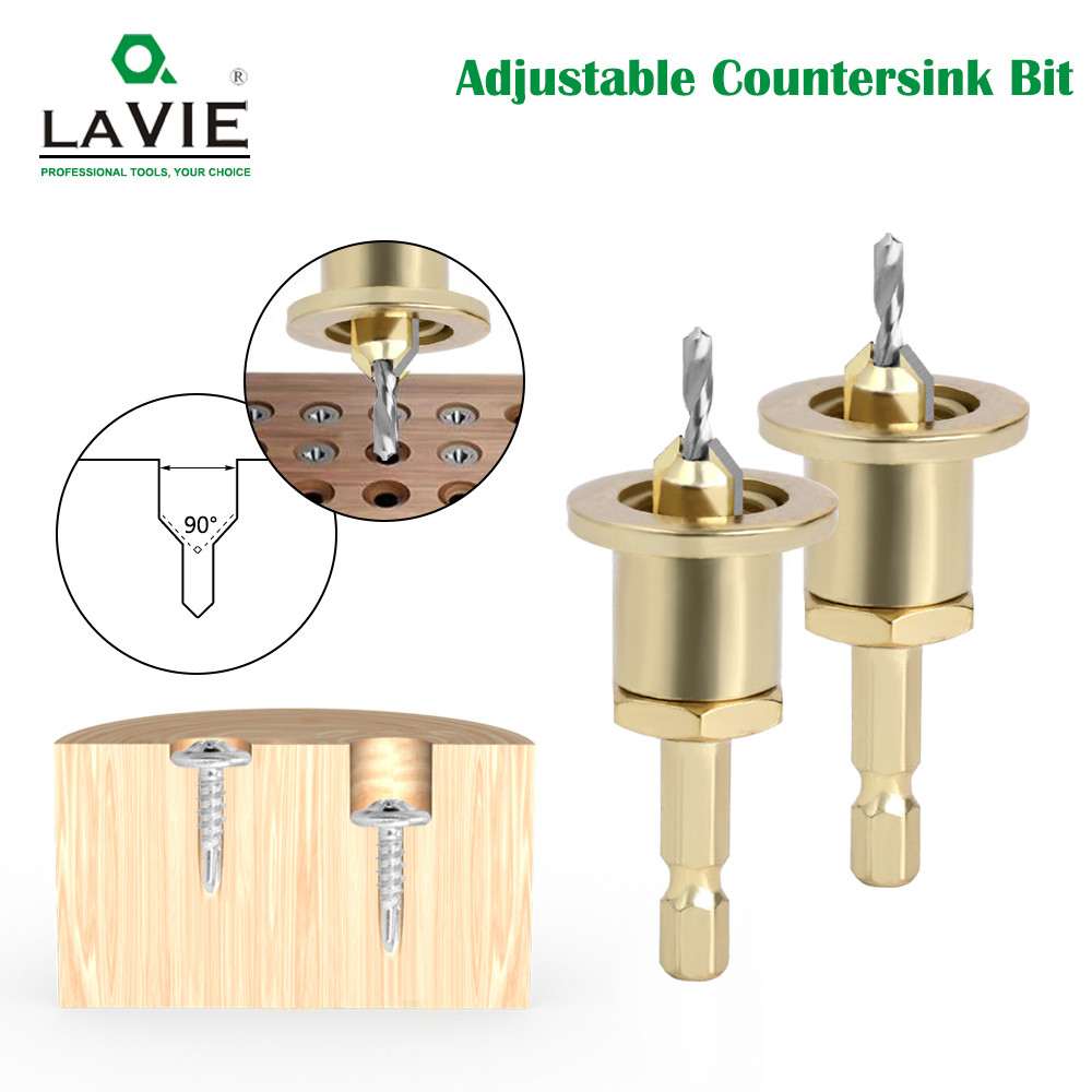2 In 1 Limit Countersunk Drill Bit Tools Hide Screws Custom Depth ...