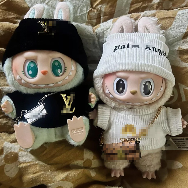 Labubu Clothes Hat Set For Labubu Macaron Doll Rompers Pants for Labubu ...