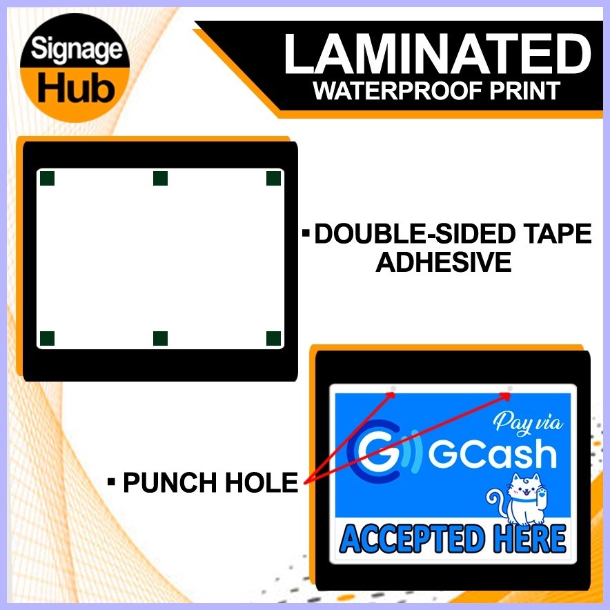 GCASH SCAN TO PAY QR CODE Signages | Waterproof Print ♀ ๑ | Shopee ...