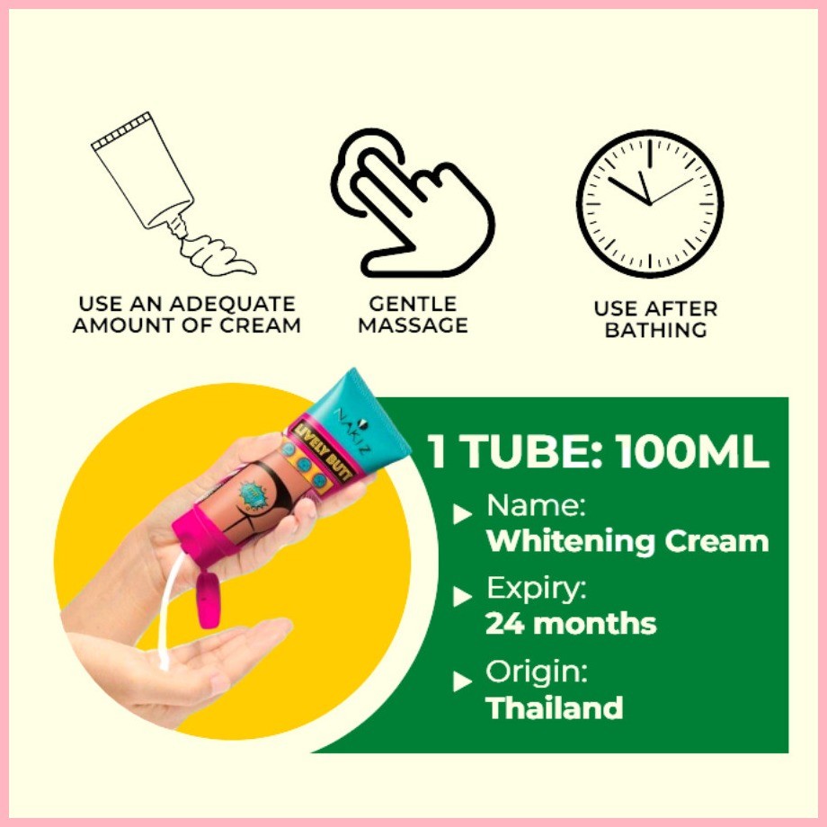 ♨ ۞ Thailand Nakiz Lively Butt Intimate Areas Moisturizing and ...
