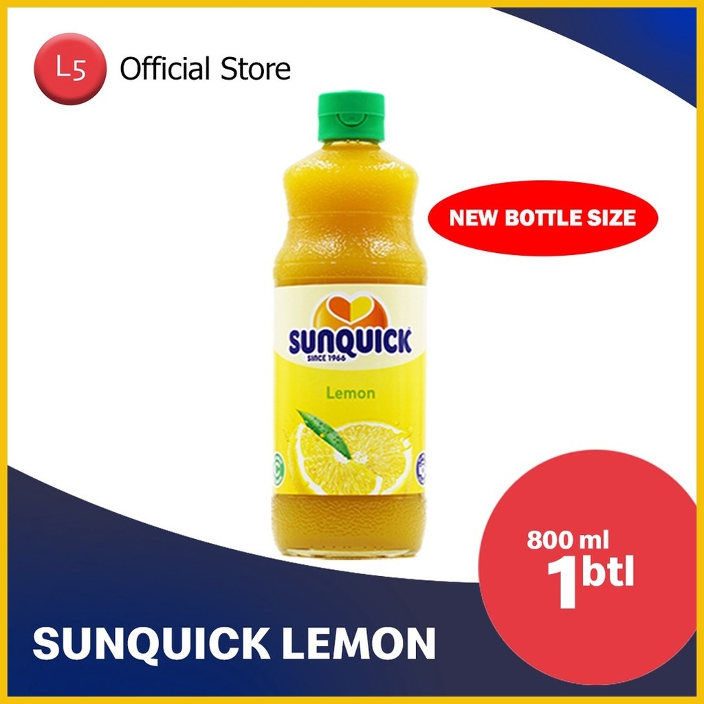 Sunquick Lemon Juice Concentrate 800ml (Jan. 2025 Expiry) | Shopee ...