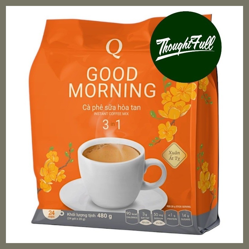♀ ⚾︎ ☑ Tran Quang Q Good Morning Vietnamese 3-in-1 Coffee (480g) (A ...