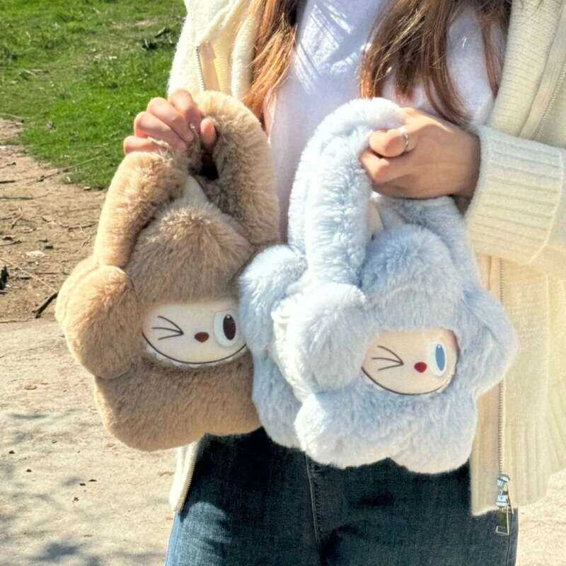 Genuine The Monsters Labubu Classic Series Tote Bag Brown Wer Bag ...