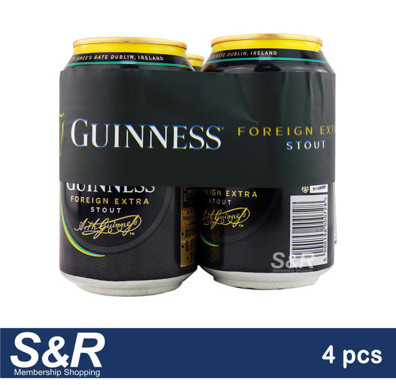 Guinness Foreign Extra Stout Beer 4 Cans | Shopee Philippines