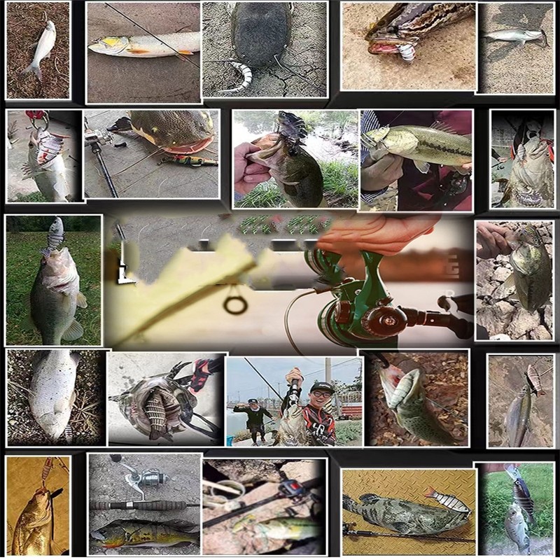 Multi section fishing lure Mini High Quality 6cm/5g sinking minnow lure ...