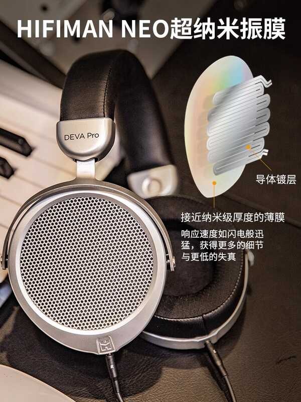 HIFIMAN DEVA Pro Wireless Bluetooth Tablet Diaphragm Wired Head Mounted ...