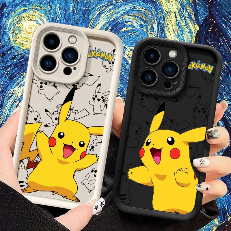 Pokemon Cute Pikachu Phone Case for Redmi Note 11 12 10 9 8 13 Pro Plus ...