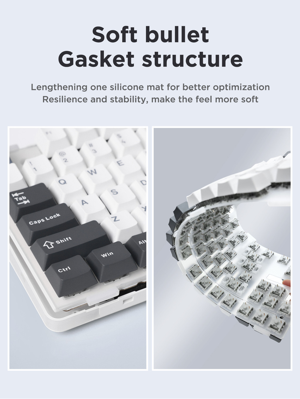 【Local Delivery】Aula F87 Pro Mechanical Keyboard 87 Key with TKL Gasket ...