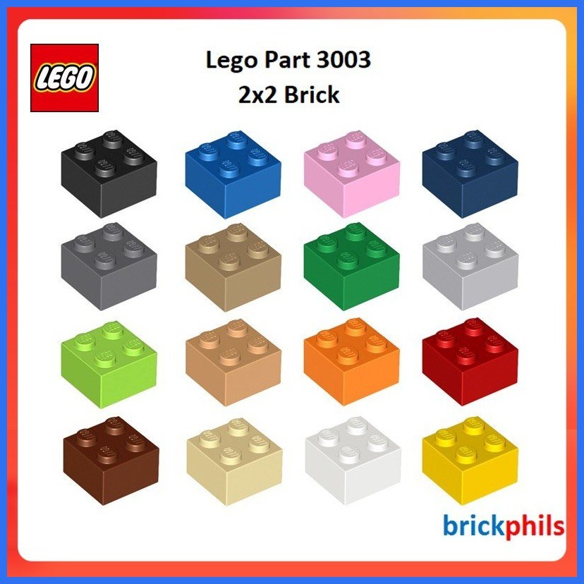 Lego Part 3003 2x2 Brick (5pcs per Lot) | Shopee Philippines
