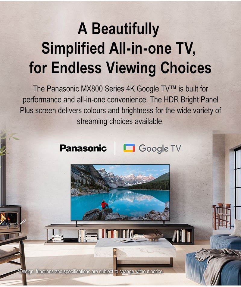 Panasonic TH-55MX800X 55" LED 4K Google TV | Shopee Philippines