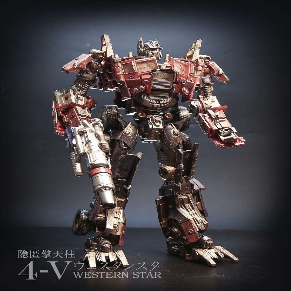 Repainted Transformation Toy H6003-6 H09C Flat Head King Kong Model ...