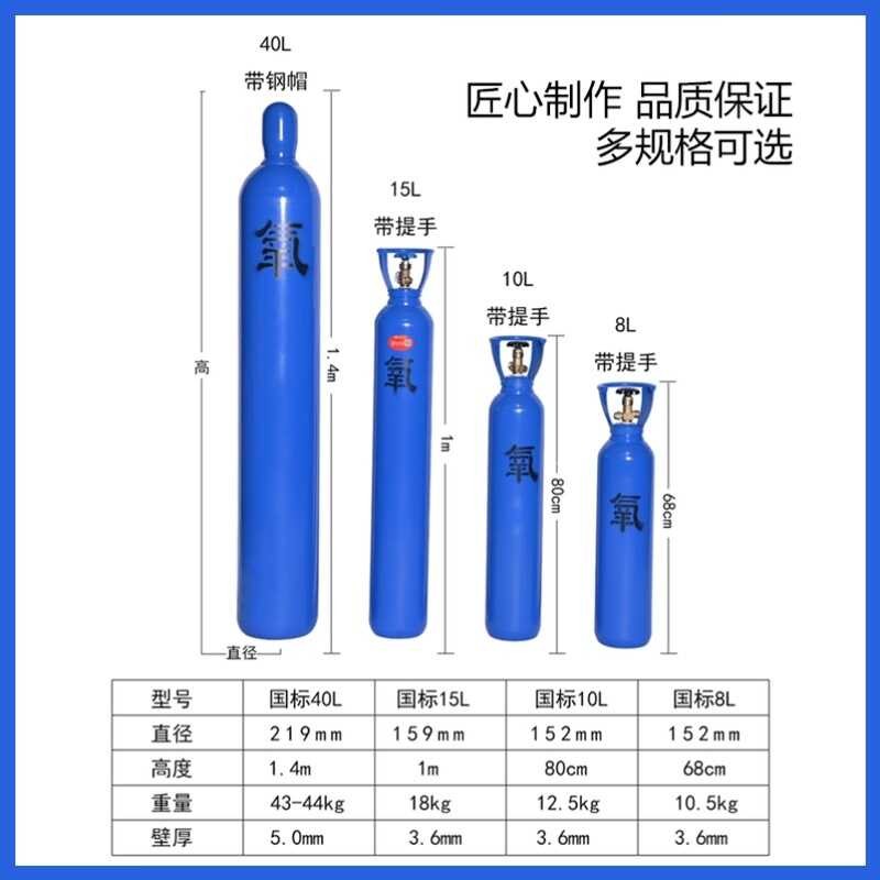 Small steel cylinder, portable handle, nitrogen cylinder, nitrogen ...