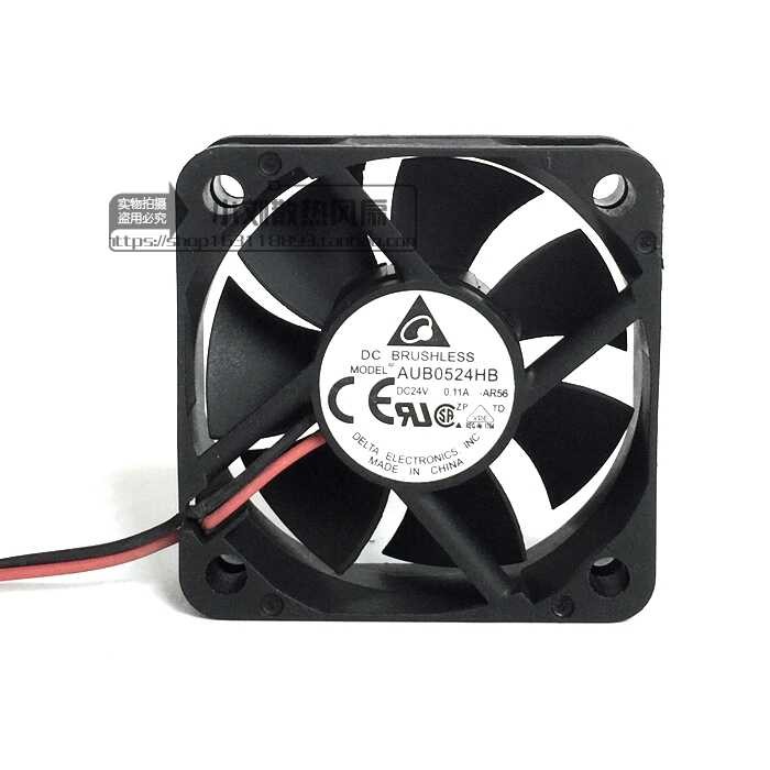 Delta Taiwan 5015 24V 0.11A Aub0524hb 5Cm 2-Wire Inverter Chassis ...