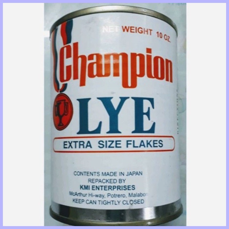 CHAMPION LYE POWDER (EXTRA SIZE FLAKES) 10 OZ (284GRAMS) PANTANGGAL ...