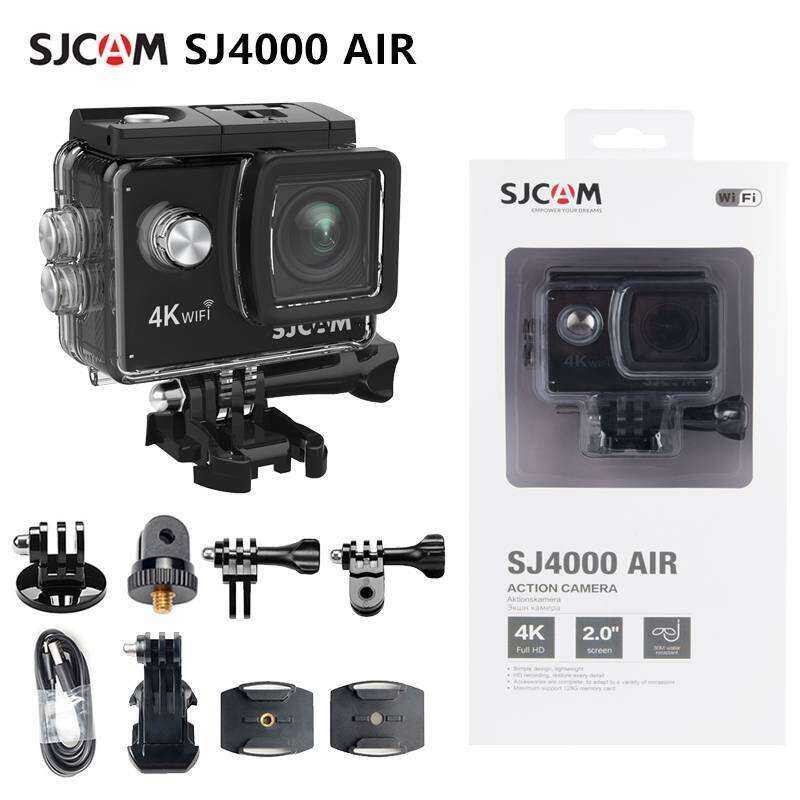 Sj4000 SJCAM Action AIR 4K 30Pfs 1080P 4X Zoom WIFI Motorcycle Bicycle ...