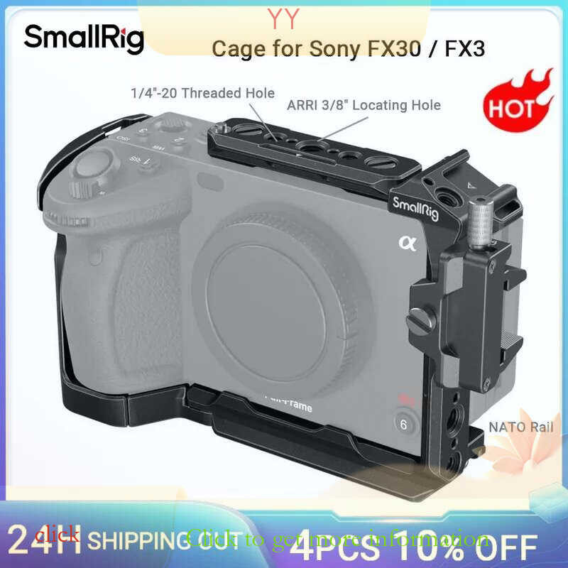Cage Smallrig For Sony Fx30 / Fx3 Camera Cage Rig Kit With Cable Clamp ...