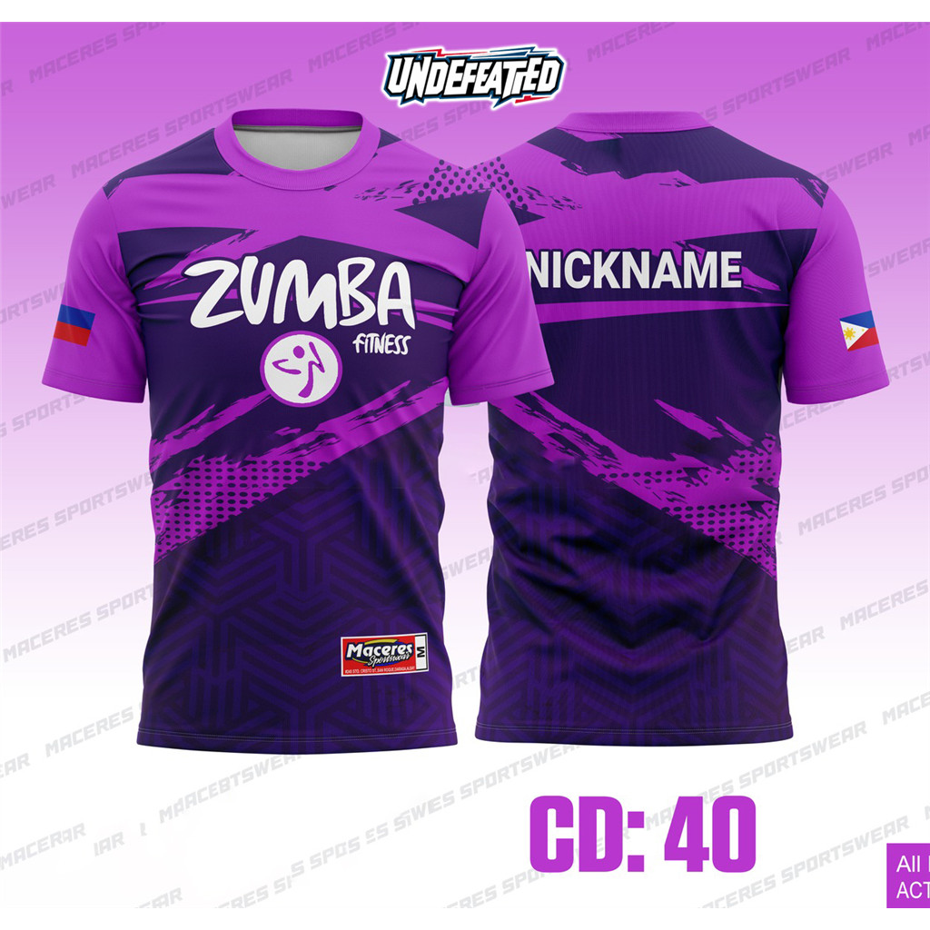 【Free customization name】Sublimation Shirt 2025 Love Zumba Zumbawear ...