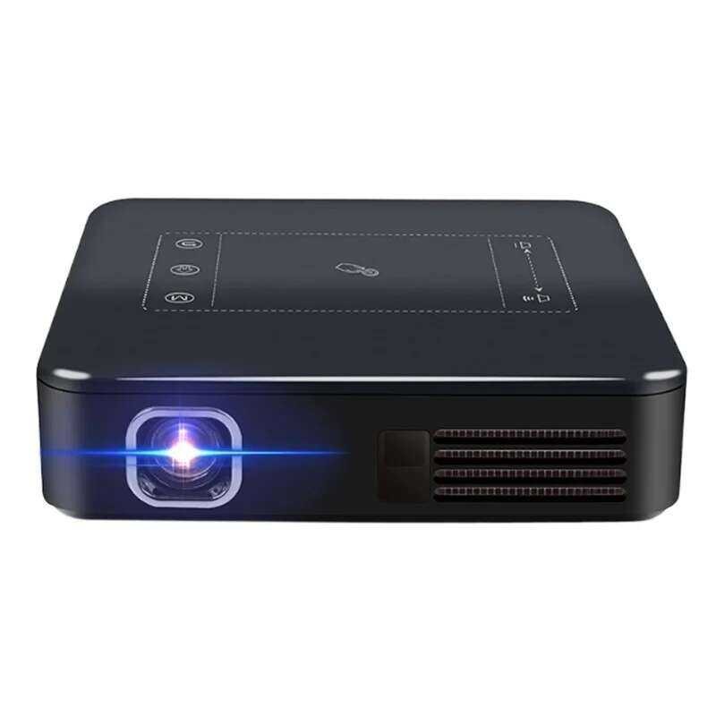 Xj Magandang D13 Android Mini Pocket Projector 4K Smart Pico DLP Portable LED WIFI Built-In ...