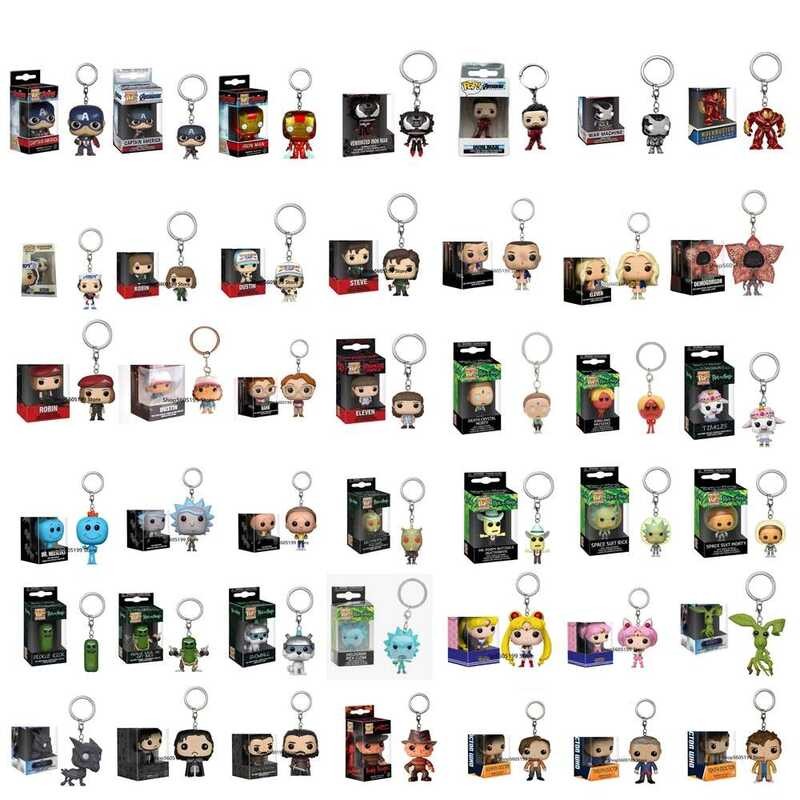 Pop Funko Keychain Captain America Iron Man Robin DUSTIN ELEVEN RI JON ...