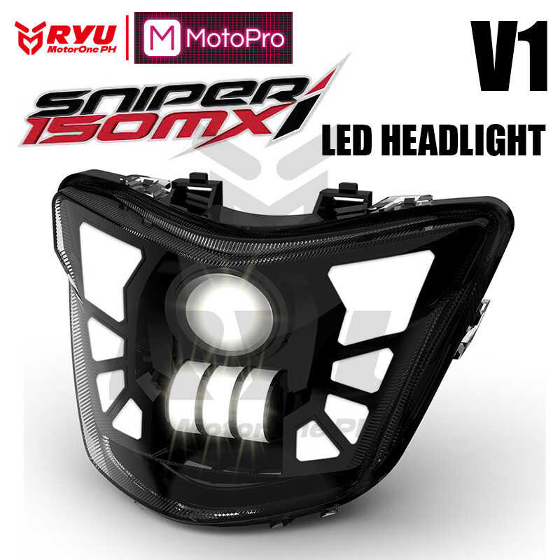 3 C21 RYU Motopro Upgrade LED Headlight Assy For Sniper 150 MXI High ...