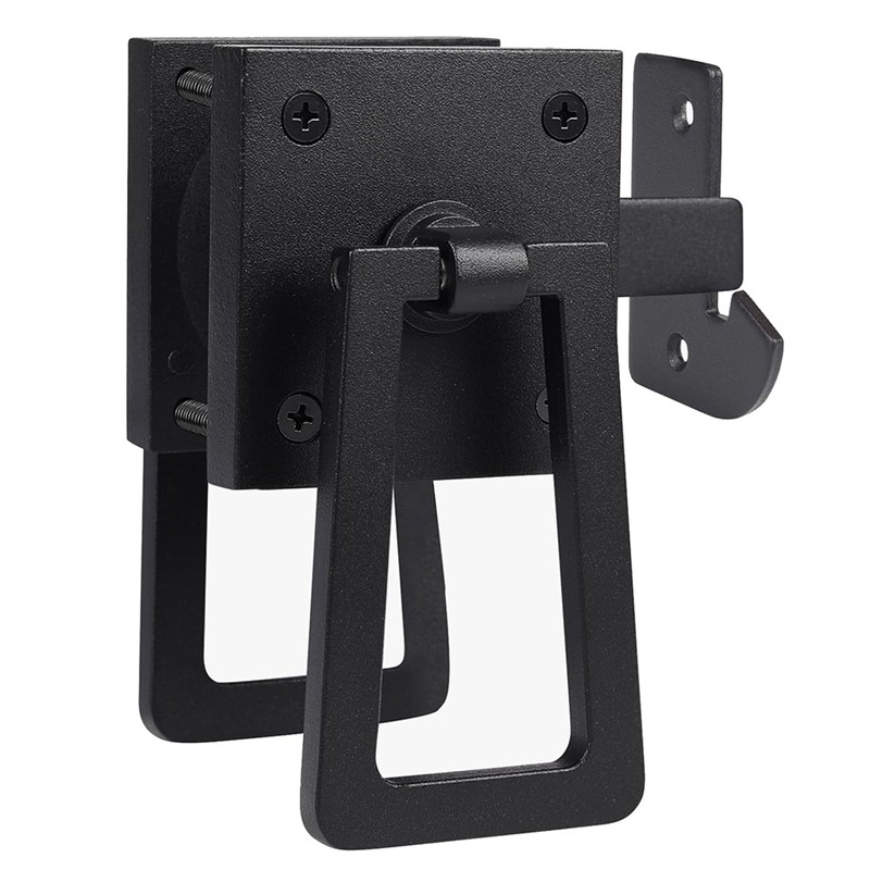 Duty 65Fa Side Heavy Double Latches, Matte Black Fence Garden Door ...