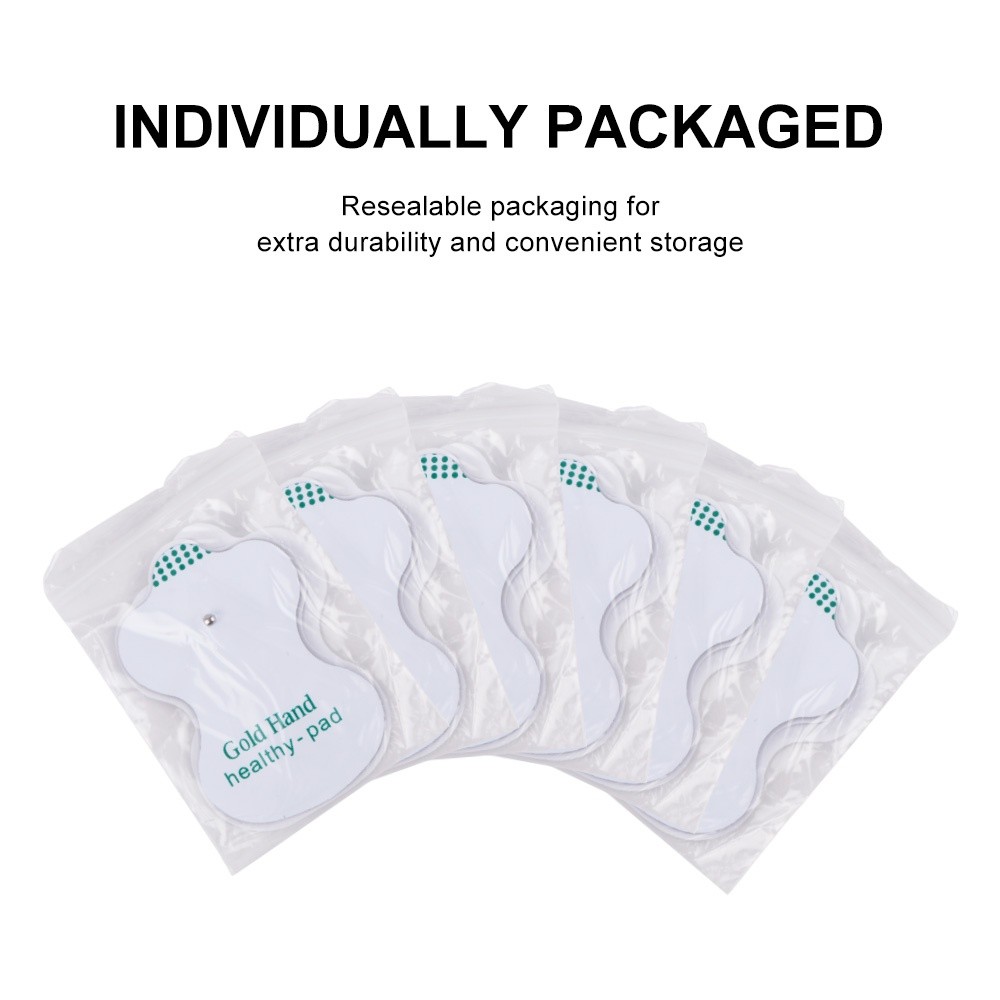 JBMBHC 2PCS/Pair Electrode Pads Healthy Massage Tens For Electric ...