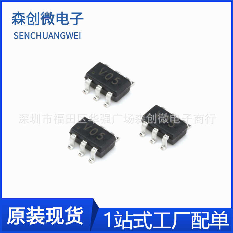 Surface mounted diode SRV05-4 unidirectional TVS V05 SOT23-6 4-channel ...