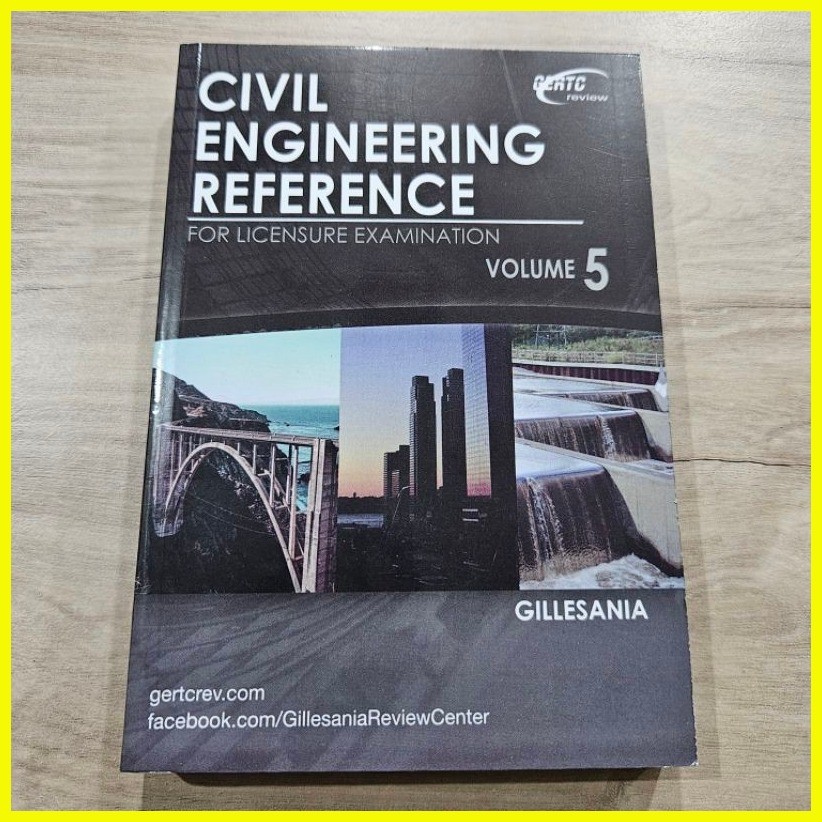 ☸ Civil Engineering Reference volume 5 By Gillesania | Shopee Philippines