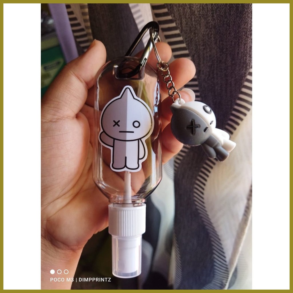 ⊕ KPOP BTS BT21 Alcohol Spray Bottle Key Chain | Shopee Philippines