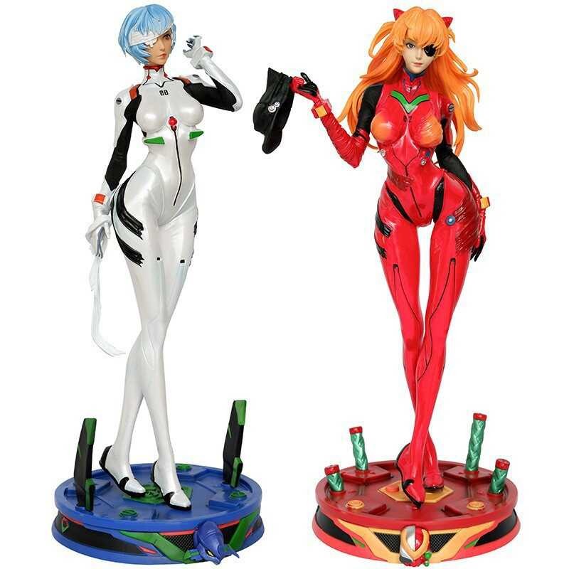 New Century Gospel Warrior Tight Leather Robe Mech Ayanami Asuka Statue ...