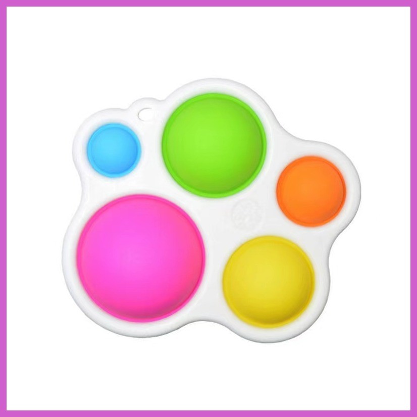 ☁ Baby Toys Pop It Simple Dimple Fidget Toy Flower Pop It Fat Brain ...