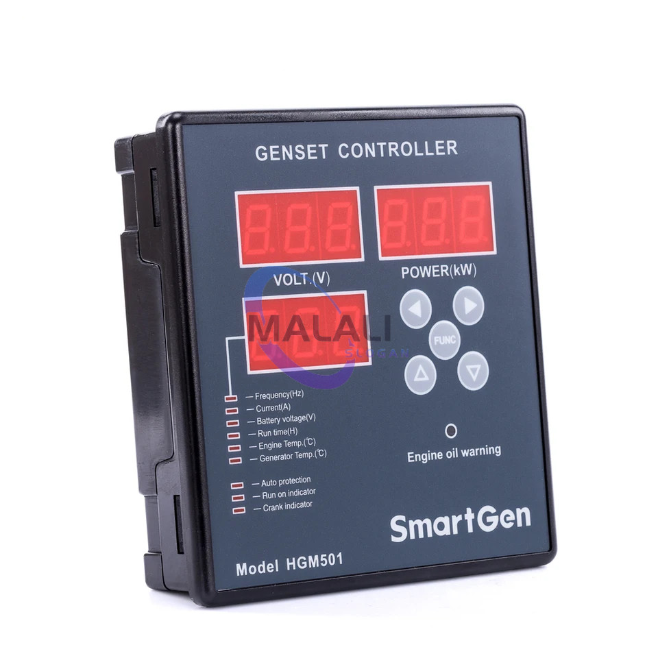 SmartGen HGM501 Start Stop Genset Controller Module Diesel Gasoline Generator LED Digital Dsplay ...
