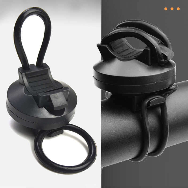 Bicycle clip, light holder, universal flashlight fixture, tube clamp ...